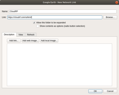 Keyhole Radio for Google Earth - CloudRF