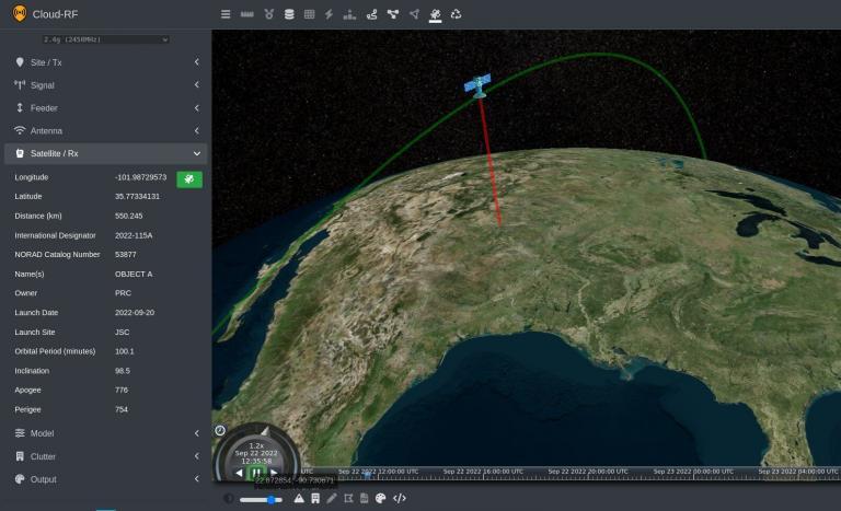 3D interface - CloudRF