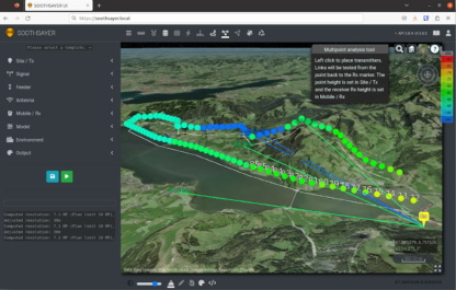 3D interface - CloudRF